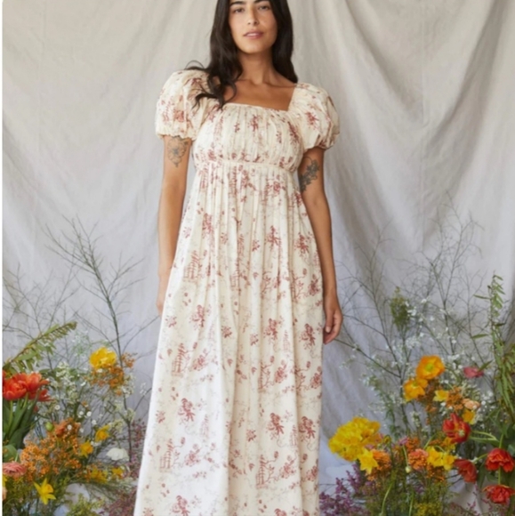 Christy Dawn | Dresses | Christy Dawn Addison Dress In Redwood Toile ...